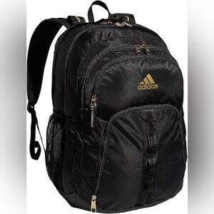 adidas | Bags | Nip Adidas Unisex Blackgold Metallic Prime 6 Backpack ...